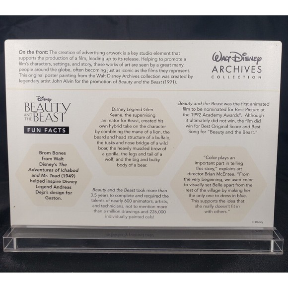 Disney | Accessories | Disney Drop Box Beauty And The Beast Collection ...